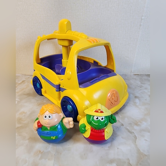 Playskool | Toys | Vintage Weeble Woobles School Bus | Poshmark